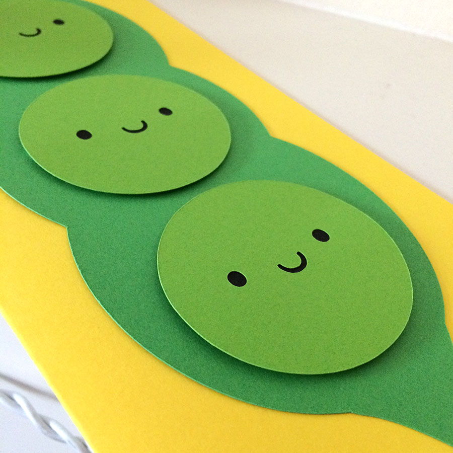 How To: Make Paper Cut Peapod Cards – Asking For Trouble