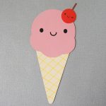 How To: Make a Paper Cut Ice Cream Garland – Asking For Trouble